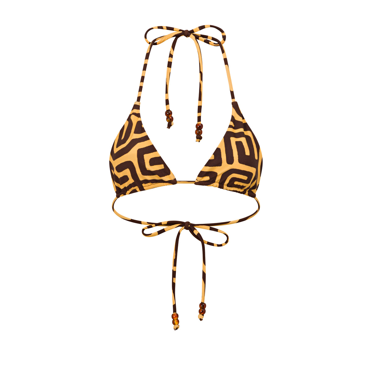 Desert Maze - Halter Bikini Top – The Siesta Club